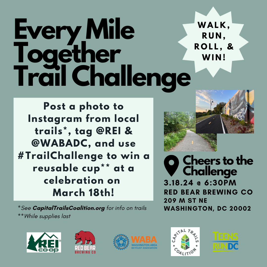 Every Mile Together Trail Challenge – Capital Trails Coalition